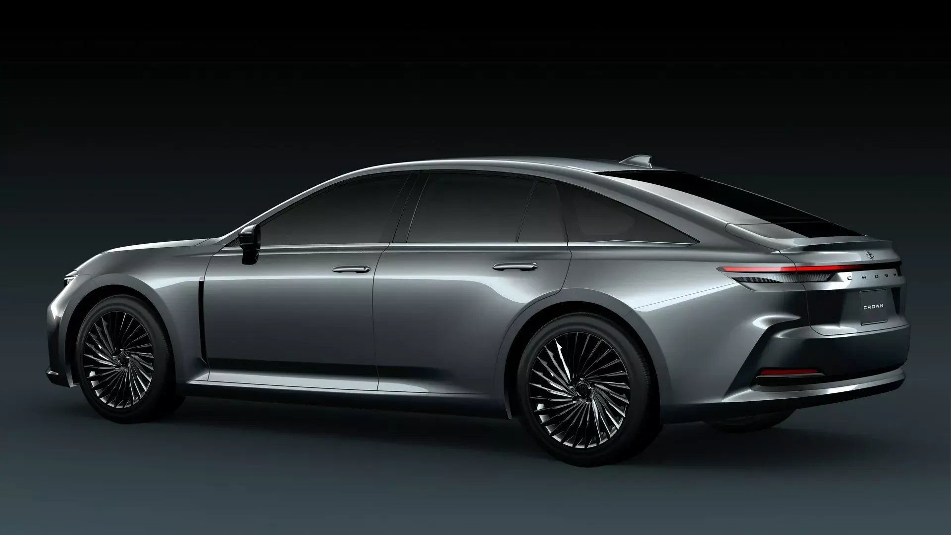 全新 Toyota Crown Sedan 实车曝光，外形超霸气 + 够酷！